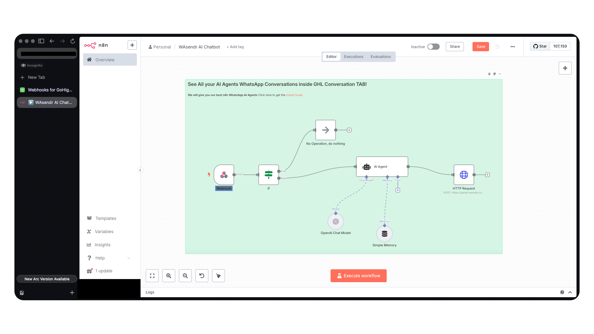 WAsendr: WhatsApp Integration for GHL - Get More Leads!